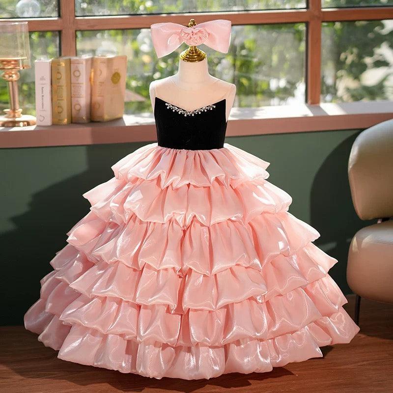 Jill Pink Princess Birthday Girl dress for Pageant Wedding Party J411 ...